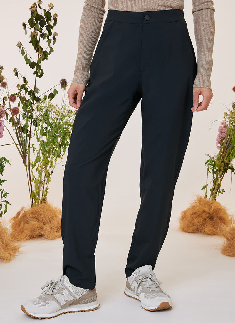 Terra Pants Short Length - Black | Sustainable Australian Hiking Pants ...